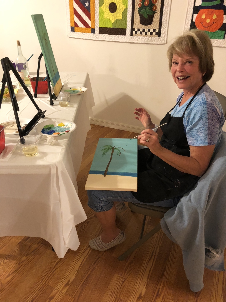 Ladies Night Out Paint Party – River's Edge